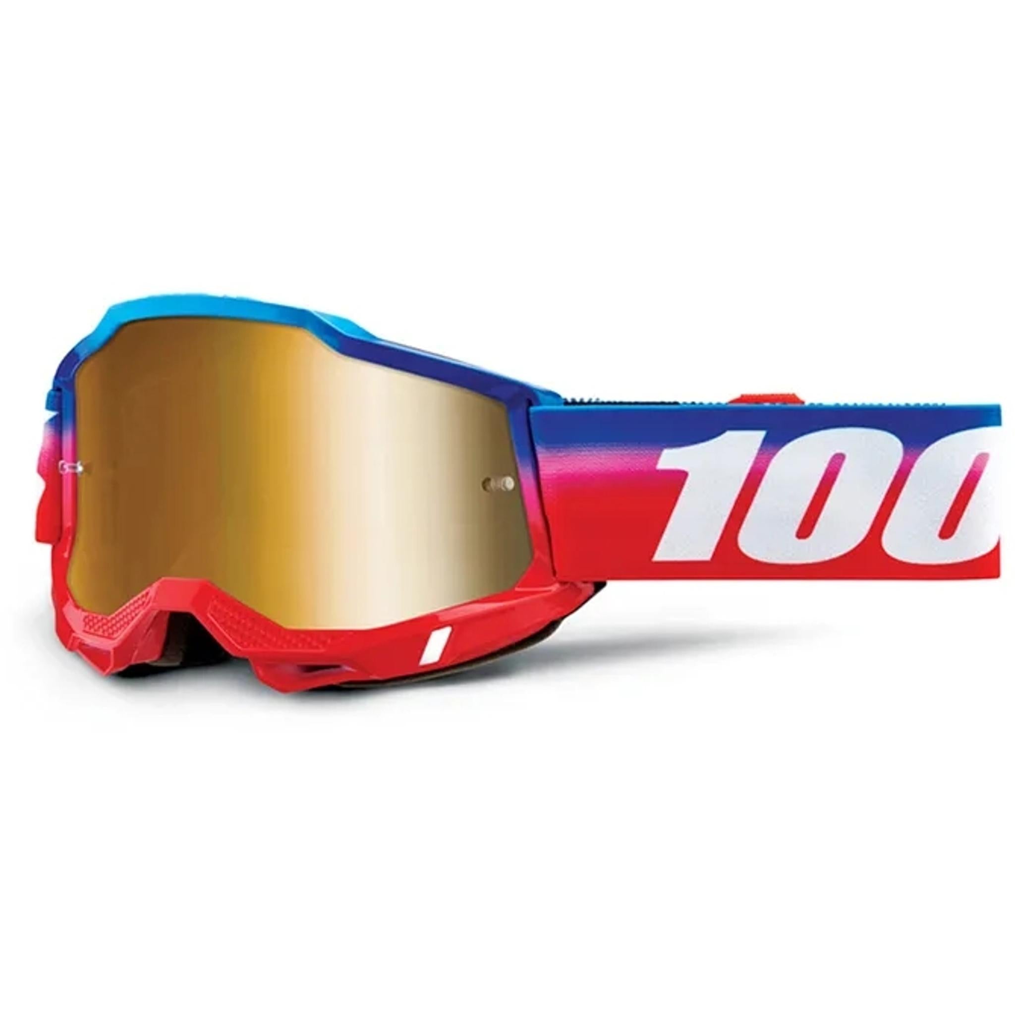 100% Accuri 2 Goggles Unity - True Gold Mirror Lens – 99 Bikes