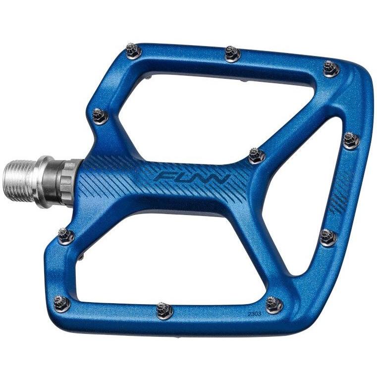FUNN Python V2 Flat Pedals Blue – 99 Bikes