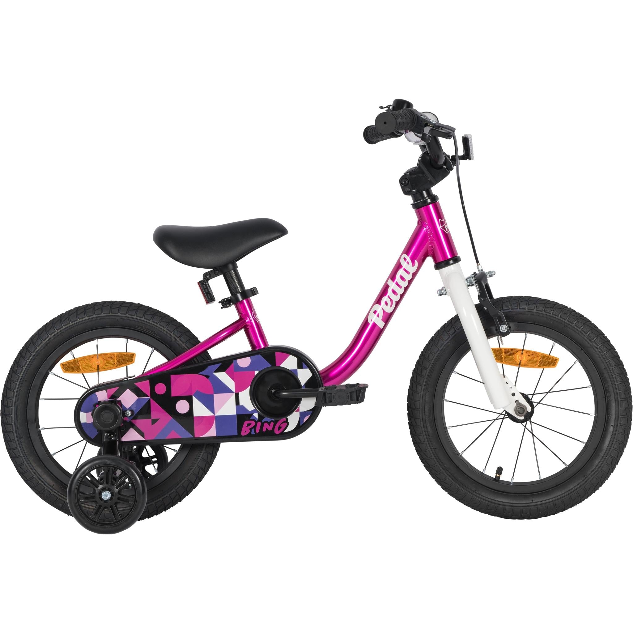 Pedal Bing 14'' Kids Bike Pink/White – 99 Bikes