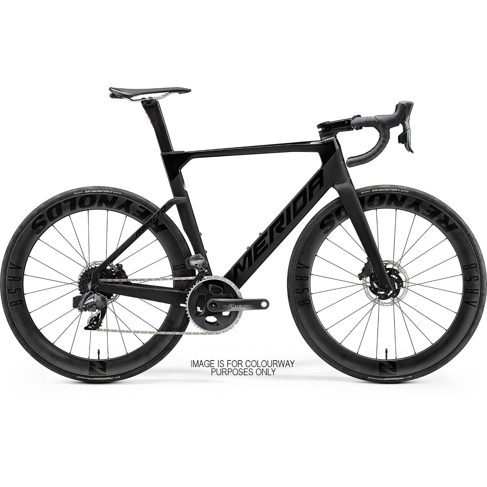 Merida Reacto Force Edition Road Bike Glossy Black/Matt Black – 99 Bikes