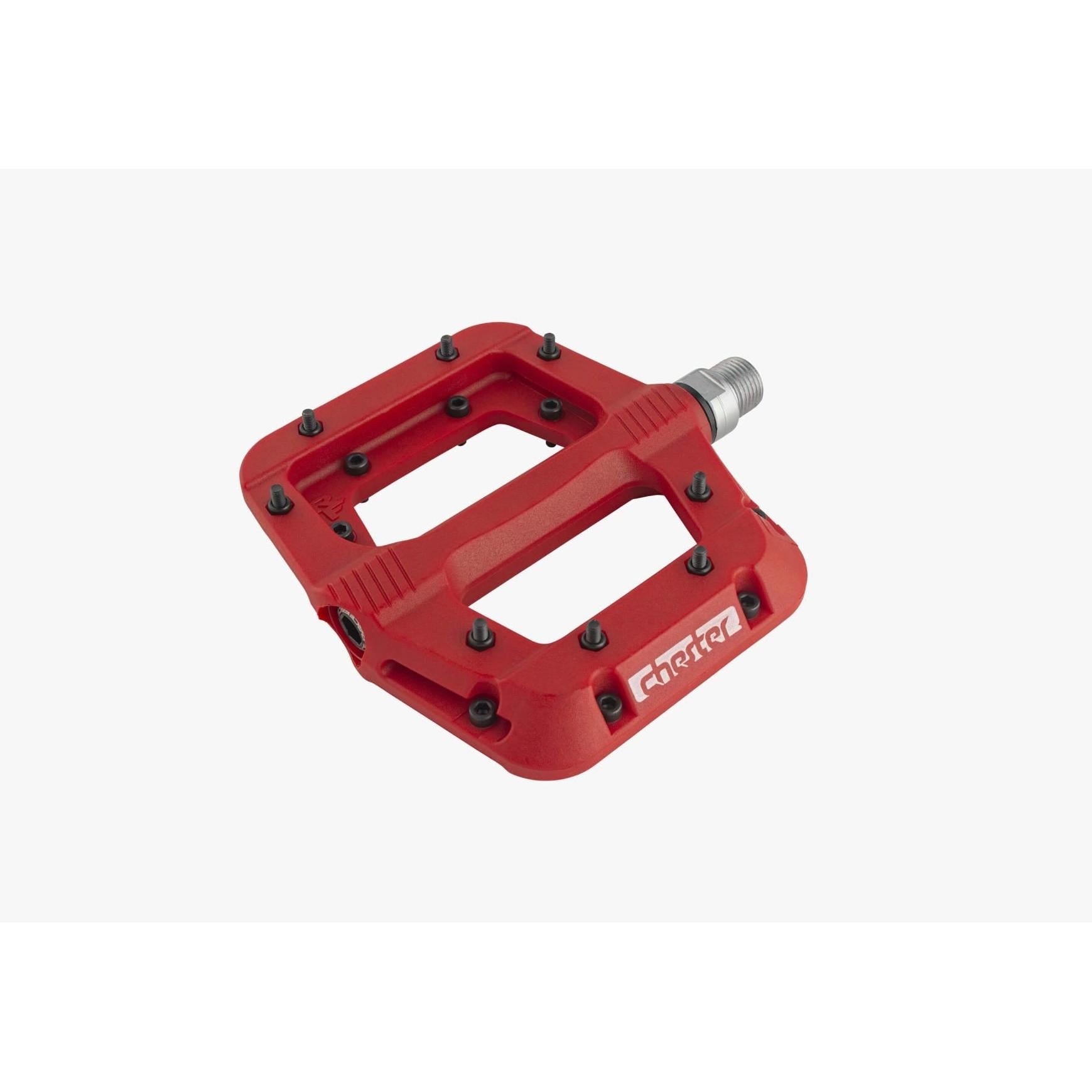 Race Face Chester Flat Pedal Red – 99 Bikes