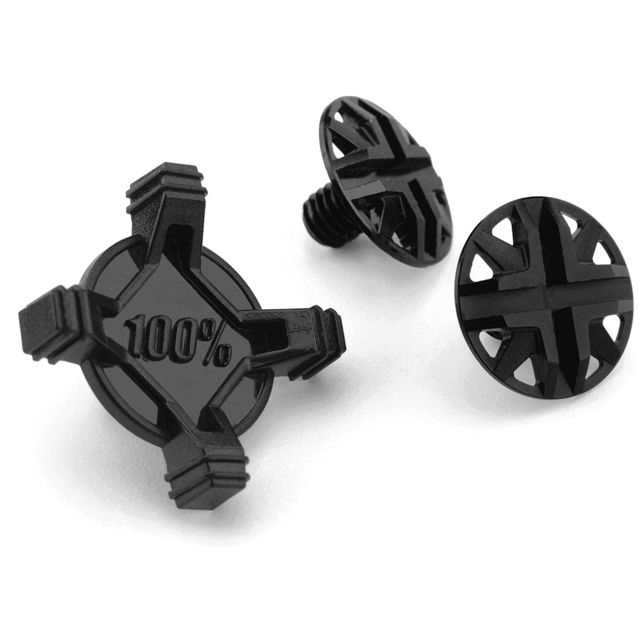 100% Aircraft Visor Screw Kit Black – 99 Bikes