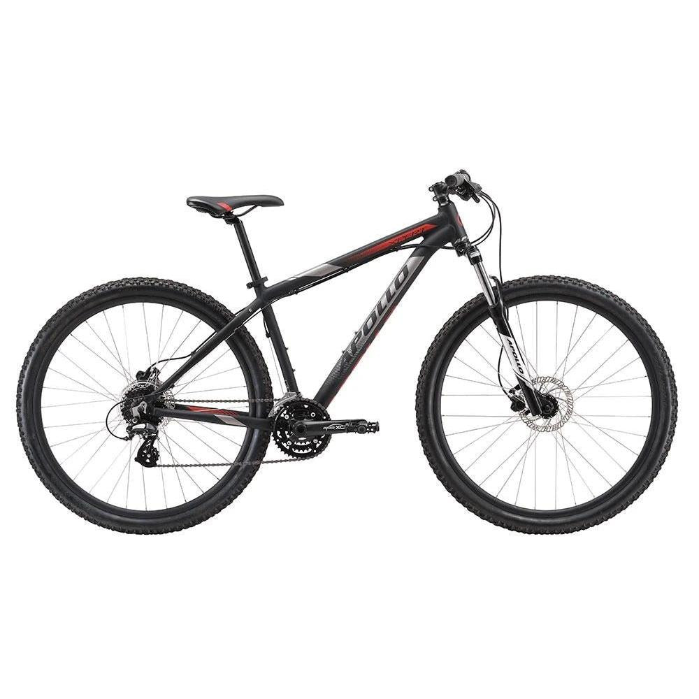Apollo Xpert 20 Mountain Bike Matte Black Charcoal/Red (2020) – 99 Bikes