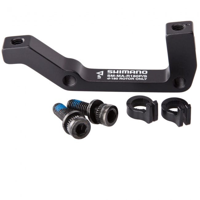 Shimano F180 Post Mount Rear Disc Brake Adaptor 180mm – 99 Bikes