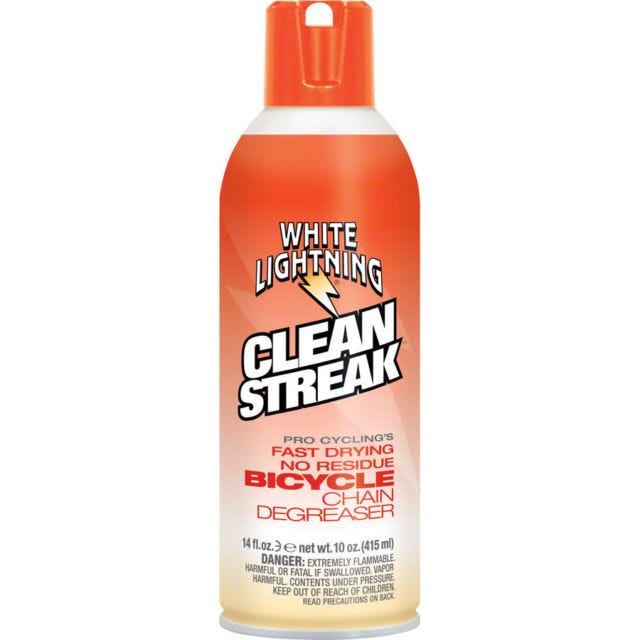 White Lightning Clean Streak Degreaser 14 Oz Aerosol – 99 Bikes