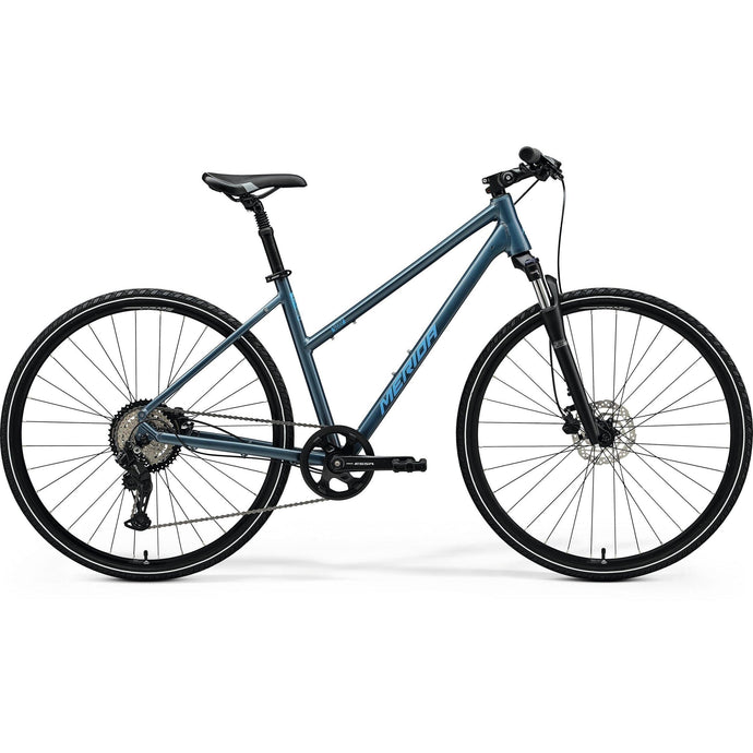 Merida Crossway L 20 Hybrid Bike Silk Steel Blue – 99 Bikes