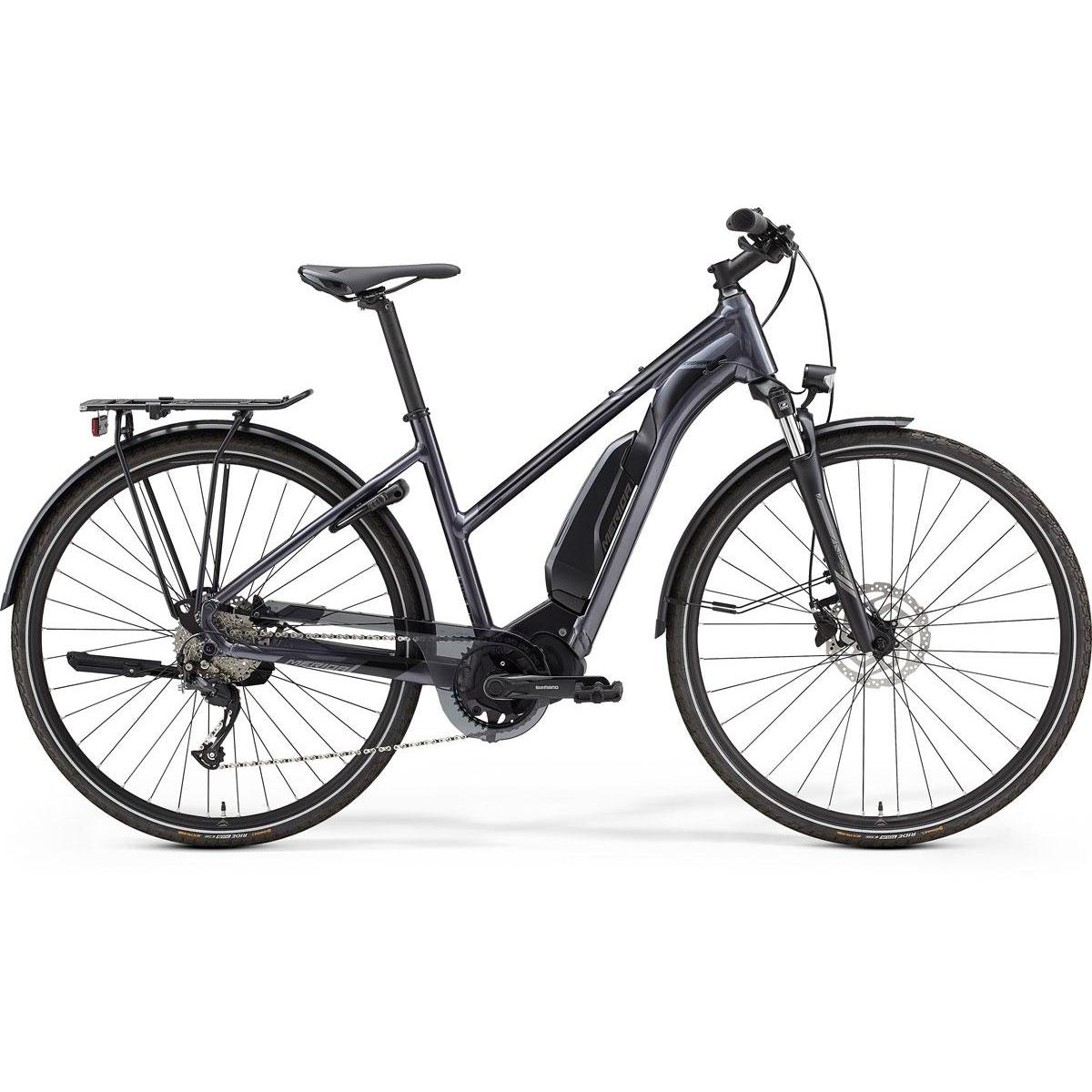 Merida eSpresso 300 SE EQ Electric Hybrid Bike 504Wh Battery Silver ...
