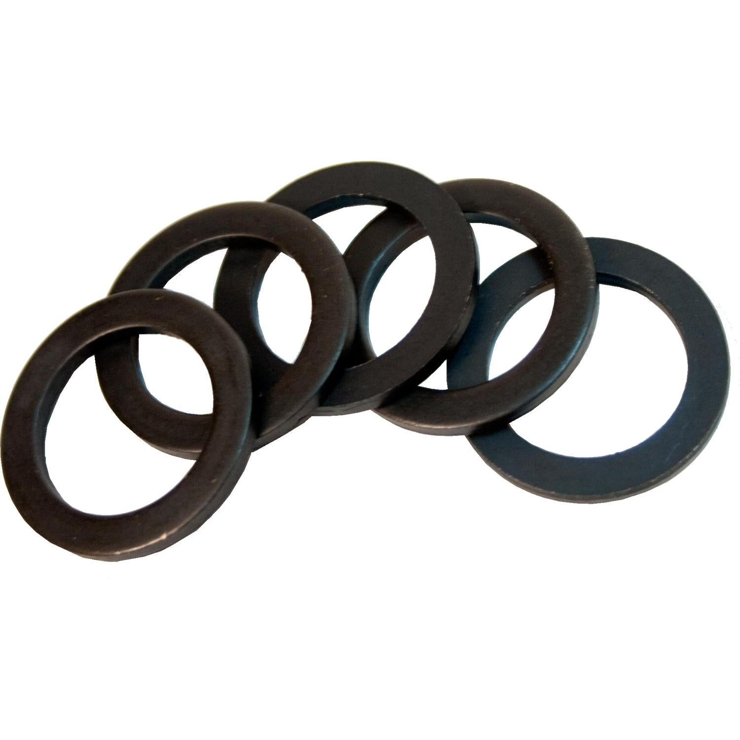 Hi-Tech Spares Spindle Spacers Black 19mm (Packet of 5) – 99 Bikes