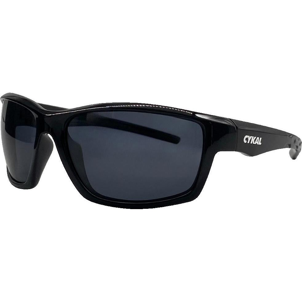 Cykal Speed Polarised Sunglasses Black Gloss - Grey Lens – 99 Bikes