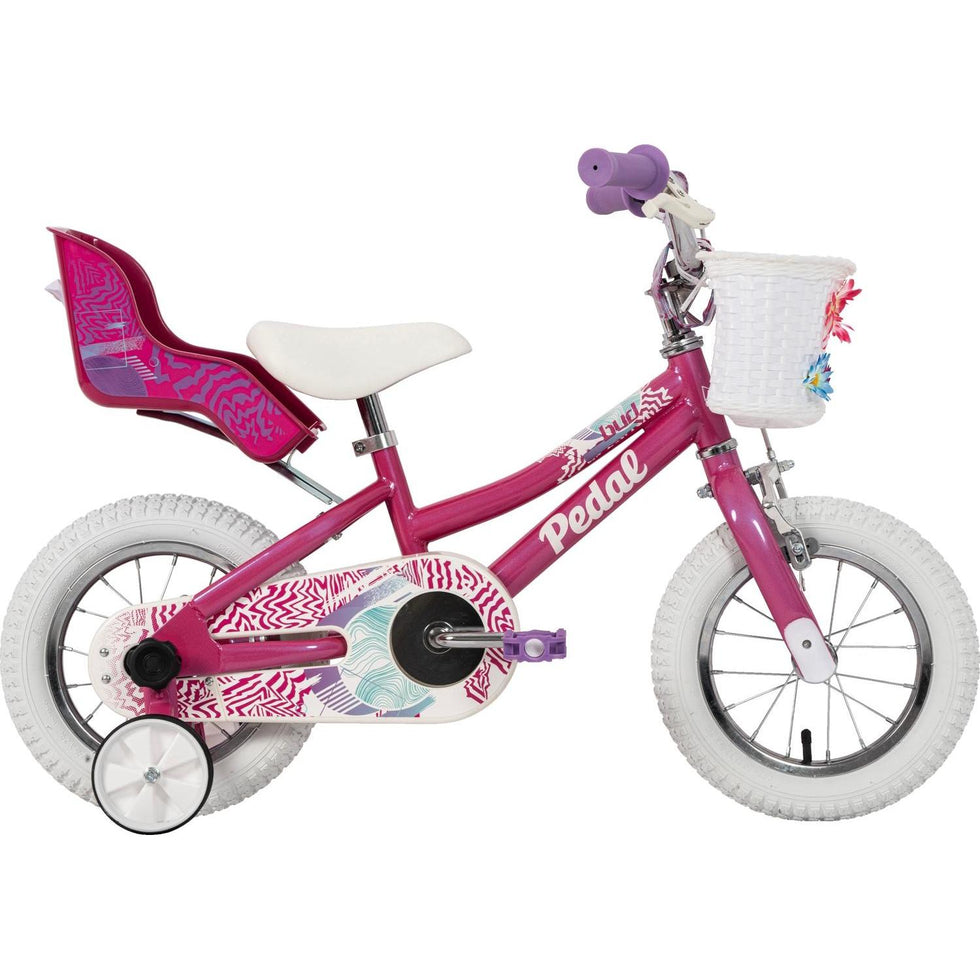 Pedal Bud Girls Bike 12'' Pink – 99 Bikes