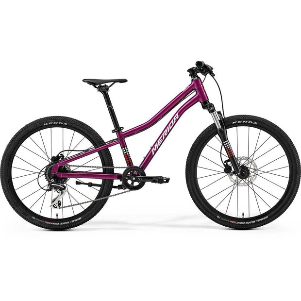 Merida Matts J24 - 24'' Kids Bike Silk Purple/White – 99 Bikes