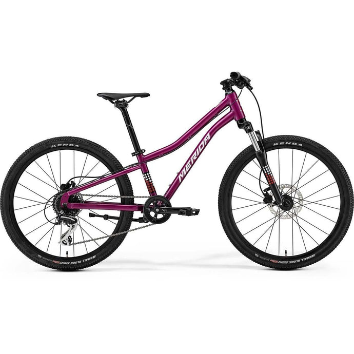 Merida Matts J24 - 24'' Kids Bike Silk Purple/White – 99 Bikes