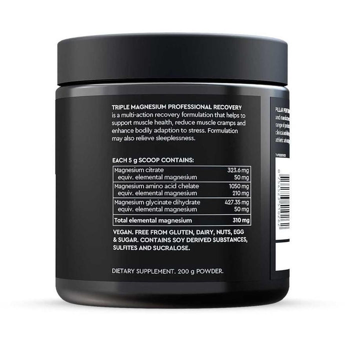 Pillar Performance Triple Magnesium Professional Recovery Powder 200g ...