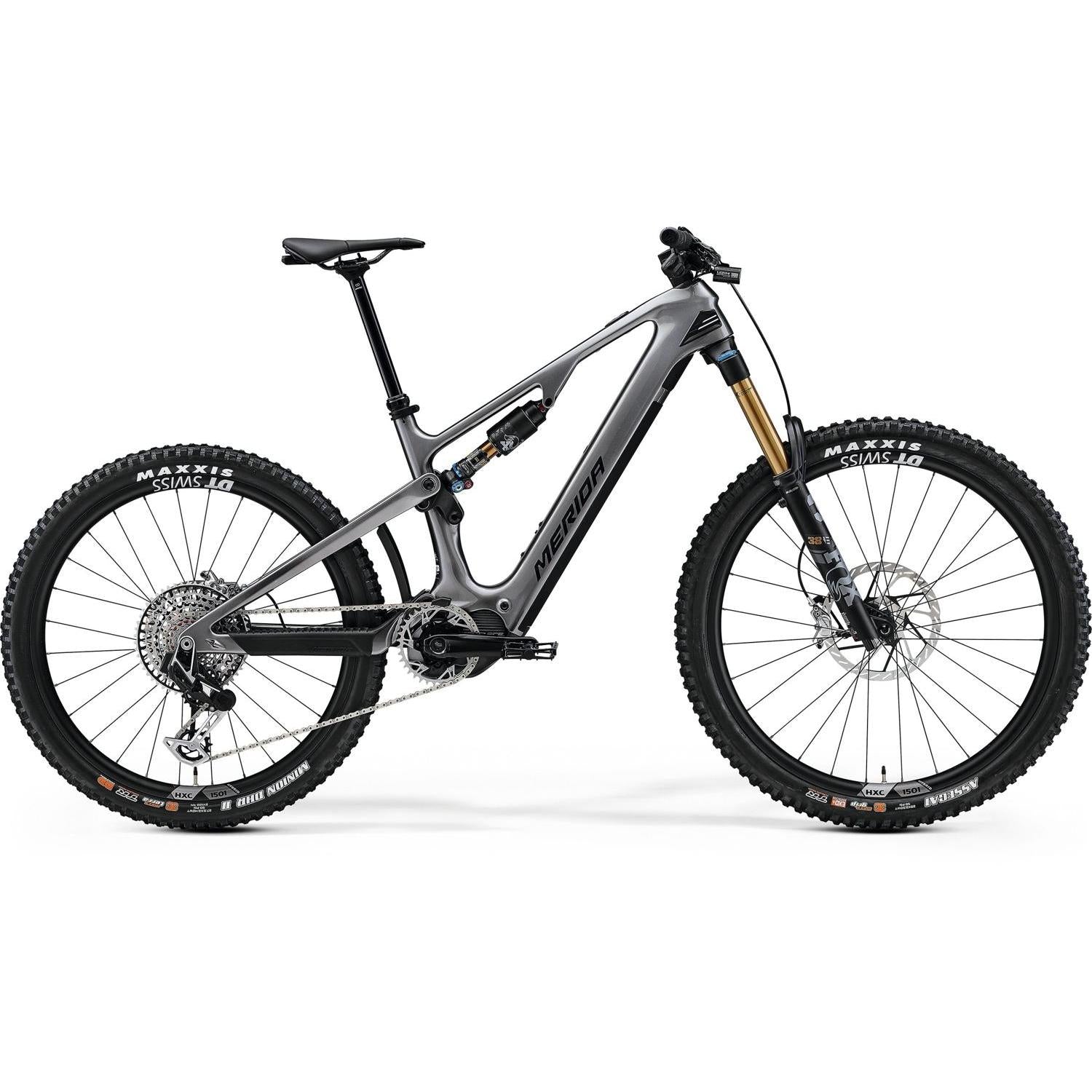 Merida eOne-Sixty 10K Electric Enduro Bike 600Wh Battery Gunmetal Grey ...