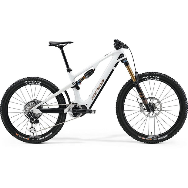 Merida eOne-Sixty 10K Electric Enduro Bike 600Wh Battery Snow White/Br ...