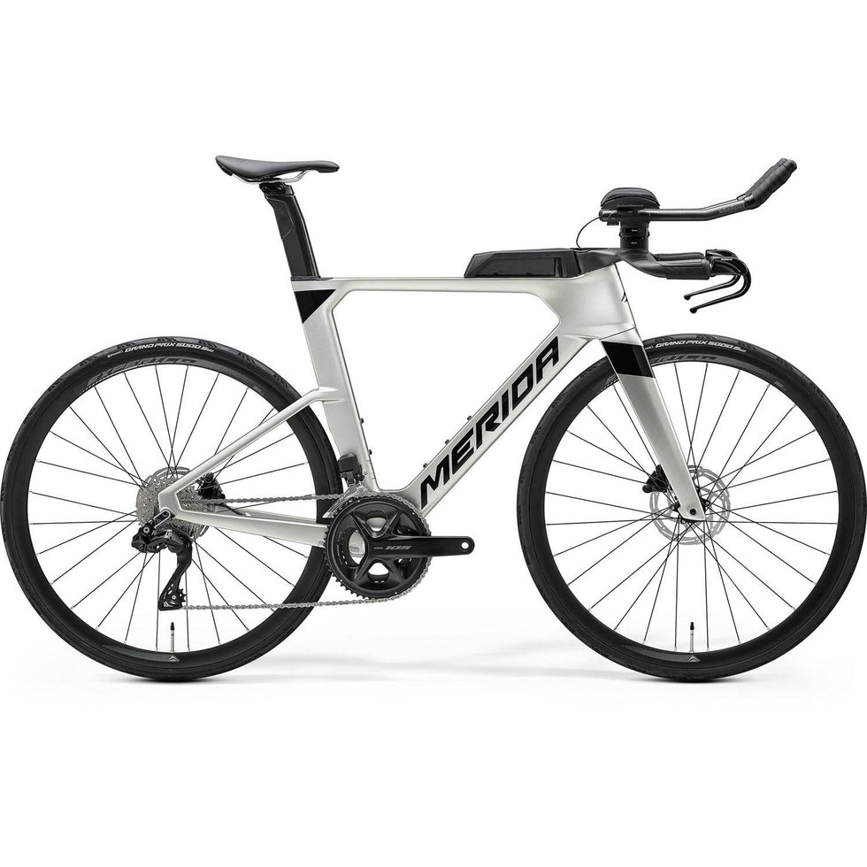 Merida Time Warp Tri 5000 Road Bike Titan/Black – 99 Bikes