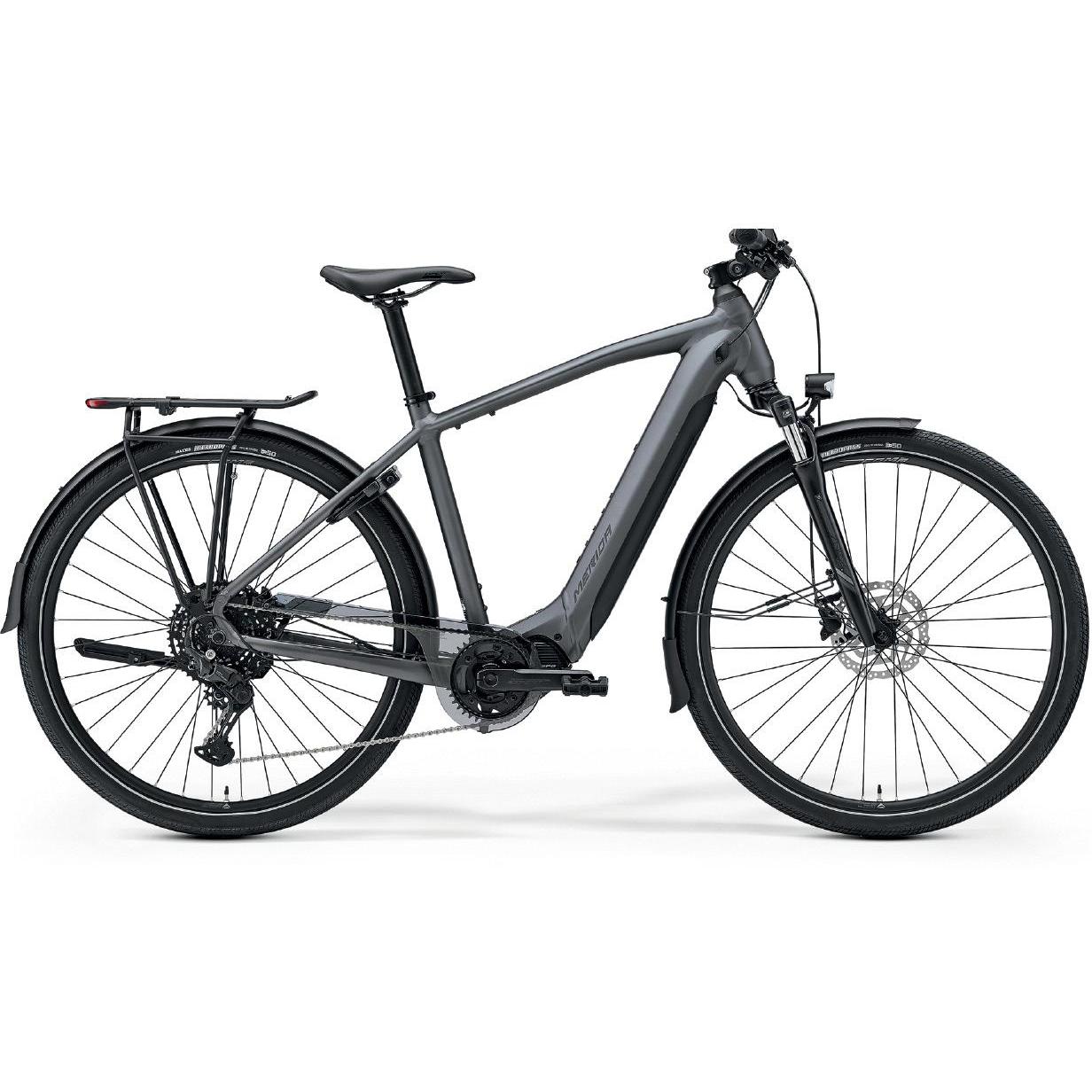 Merida eSpresso 500 EQ Electric Hybrid Bike 630WH Battery Matte Dark S ...