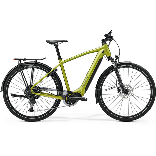 Merida eSpresso 500 EQ Electric Hybrid Bike 630Wh Battery Matte Green ...