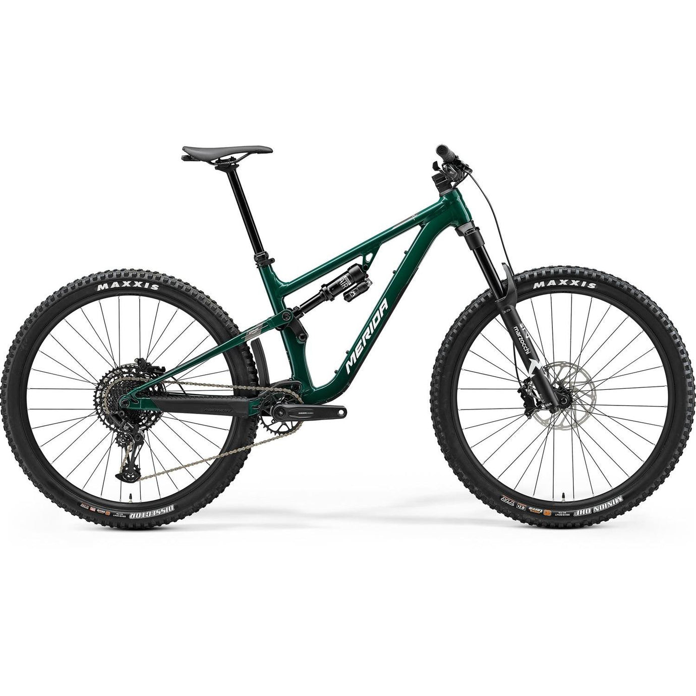 Merida One-Forty 700 Enduro Bike Deep Forest Green/Grey – 99 Bikes