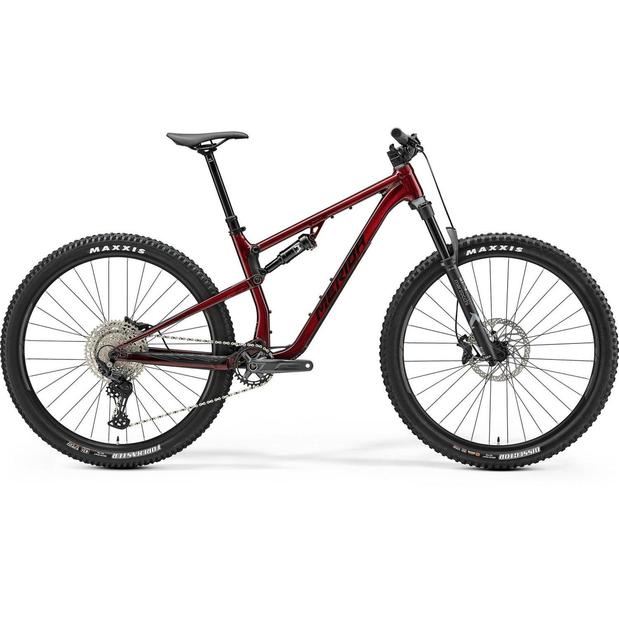 Merida One-Twenty 600 Trail Bike Burgundy Red/Black/Red – 99 Bikes