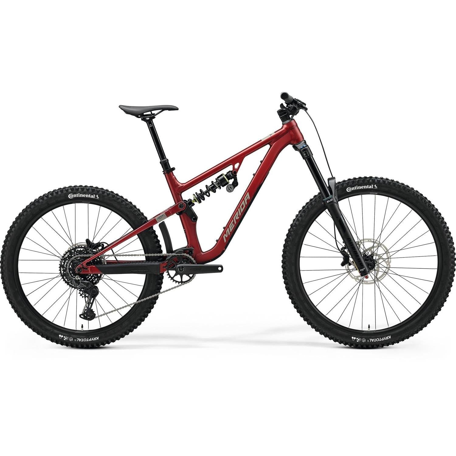 Merida One-Sixty FR 400 Enduro Bike Silk Dark Strawberry-Grey/Black ...