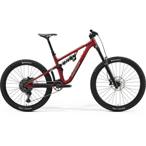 Merida One-Sixty FR 400 Enduro Bike Silk Dark Strawberry-Grey/Black ...