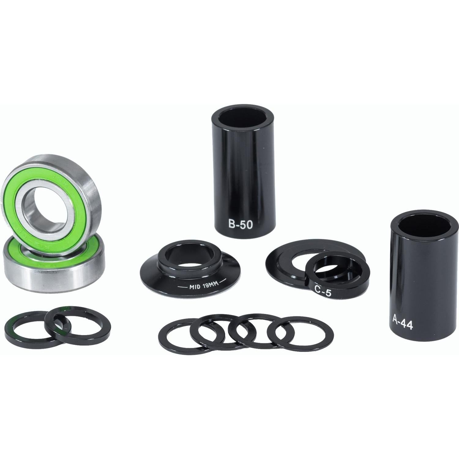 Eclat Mid Bottom Bracket Set 19mm x 41mm Black – 99 Bikes