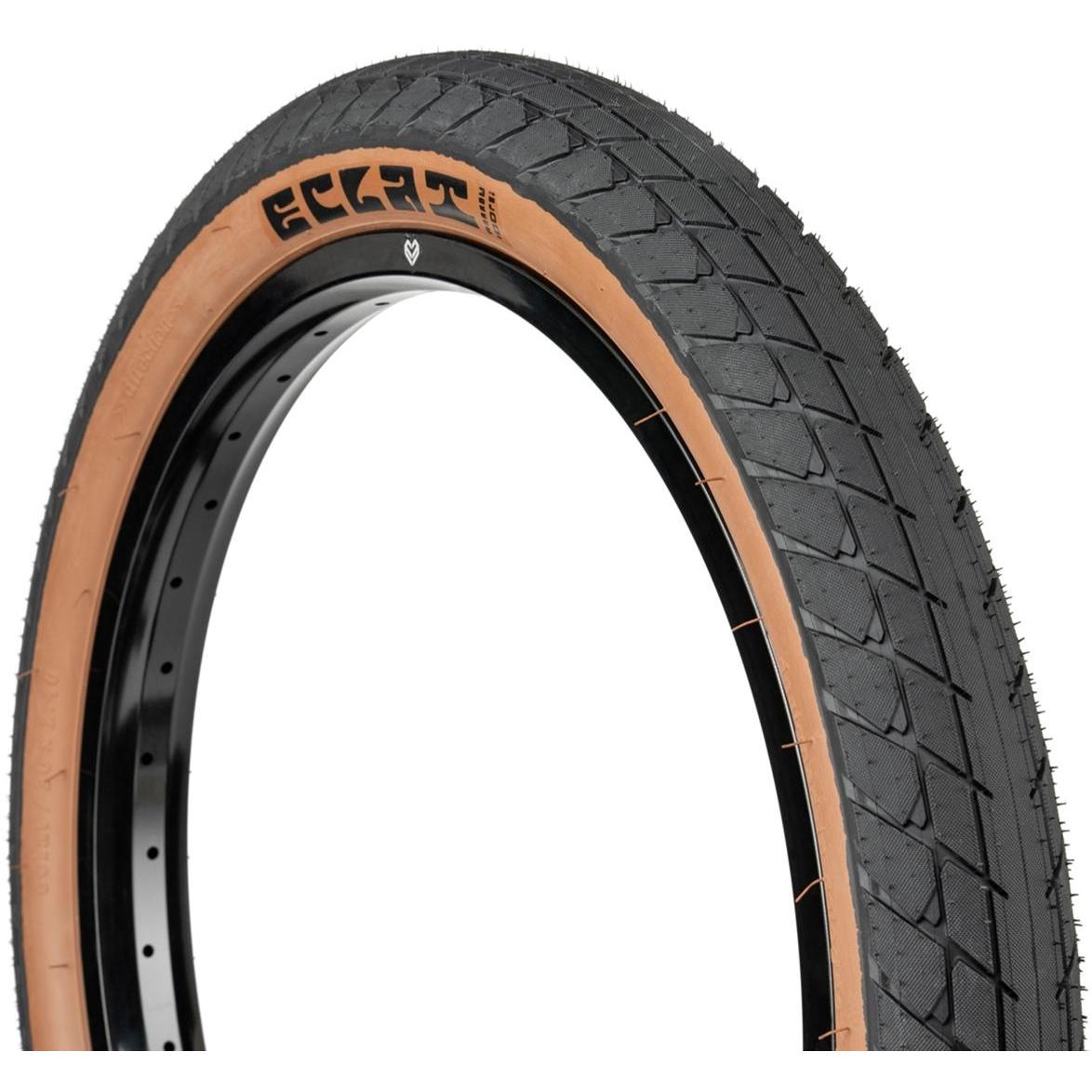 ECLAT Morrow (Ty Morrow) BMX Tyre 20 x 2.40'' Black/Gum Wall – 99 Bikes