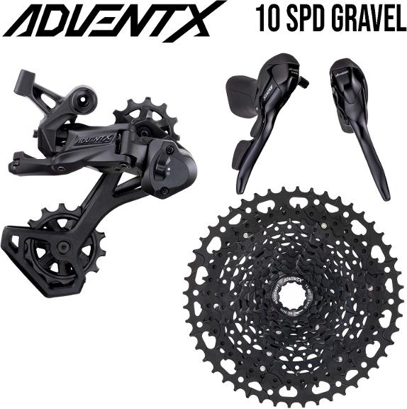 MicroShift Advent X Gravel Groupset Alloy 1x10 Drop Bar Shifter – 99 Bikes