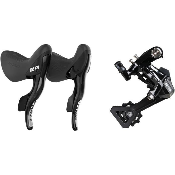 L-Twoo R9 Drop Bar Groupset 2x11 Speed Shifters/Brake and Rear Deraill ...