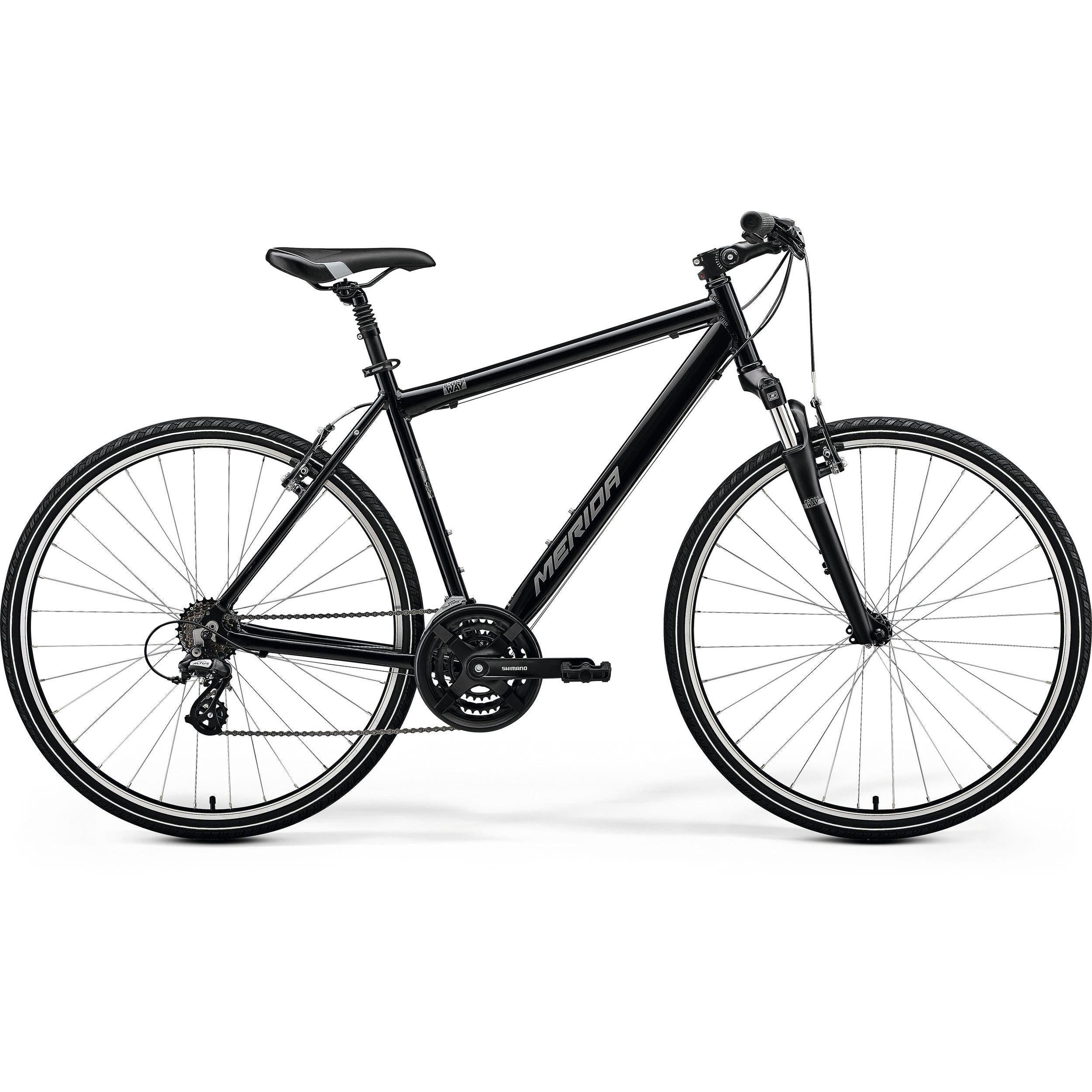 Merida Crossway 10-V SE Hybrid Bike Black/Silver – 99 Bikes