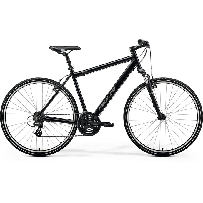 Merida Crossway 10-V SE Hybrid Bike Black/Silver – 99 Bikes