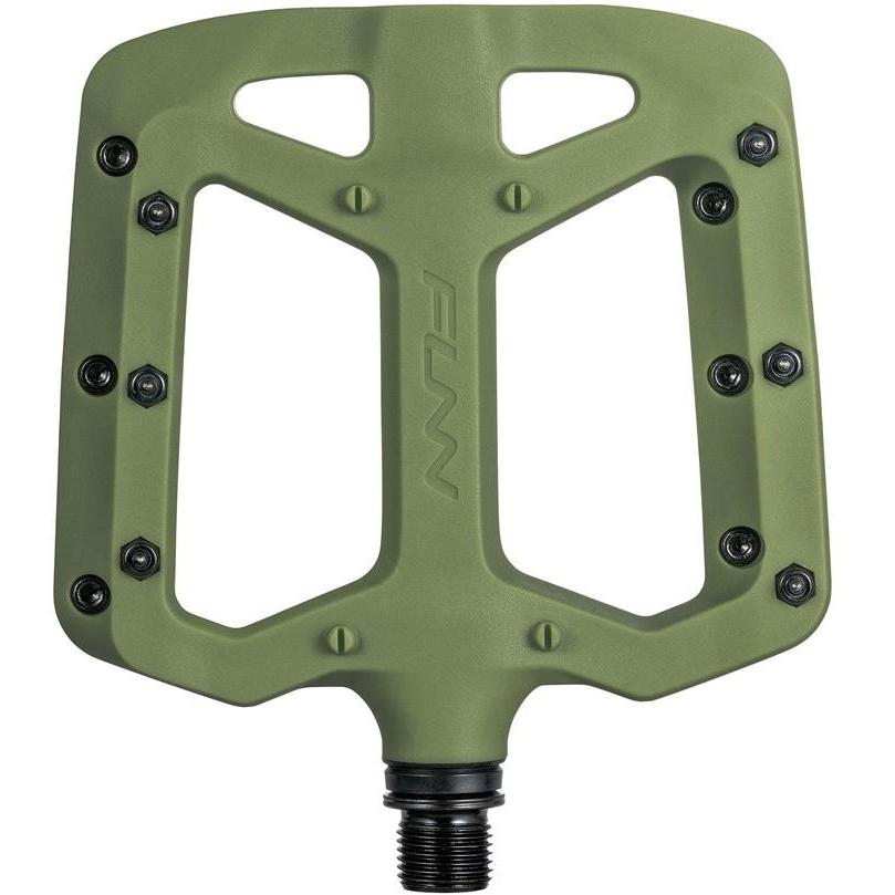 FUNN Taipan Flat Pedals Olive – 99 Bikes