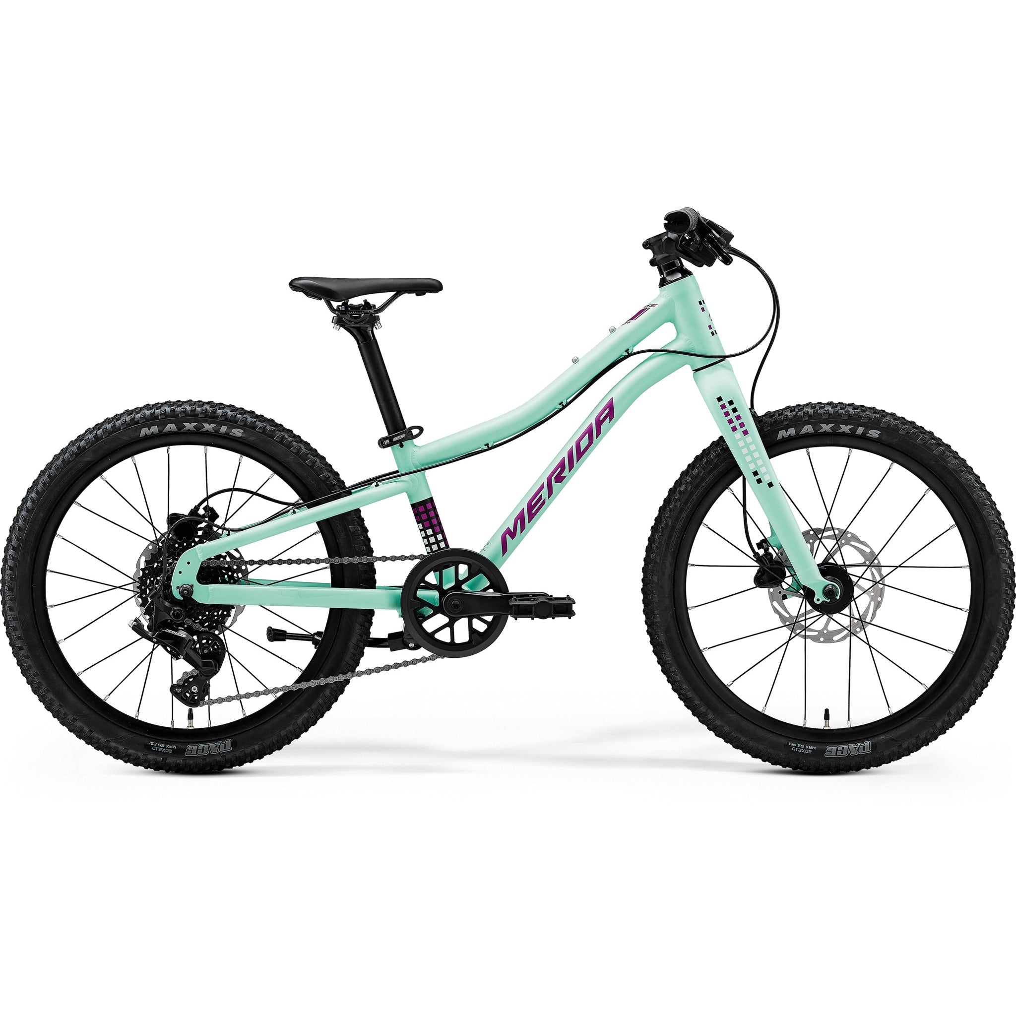 Merida Matts J20 Plus - 20'' Rigid Fork Kids Bike Matt Mint/Purple – 99 ...