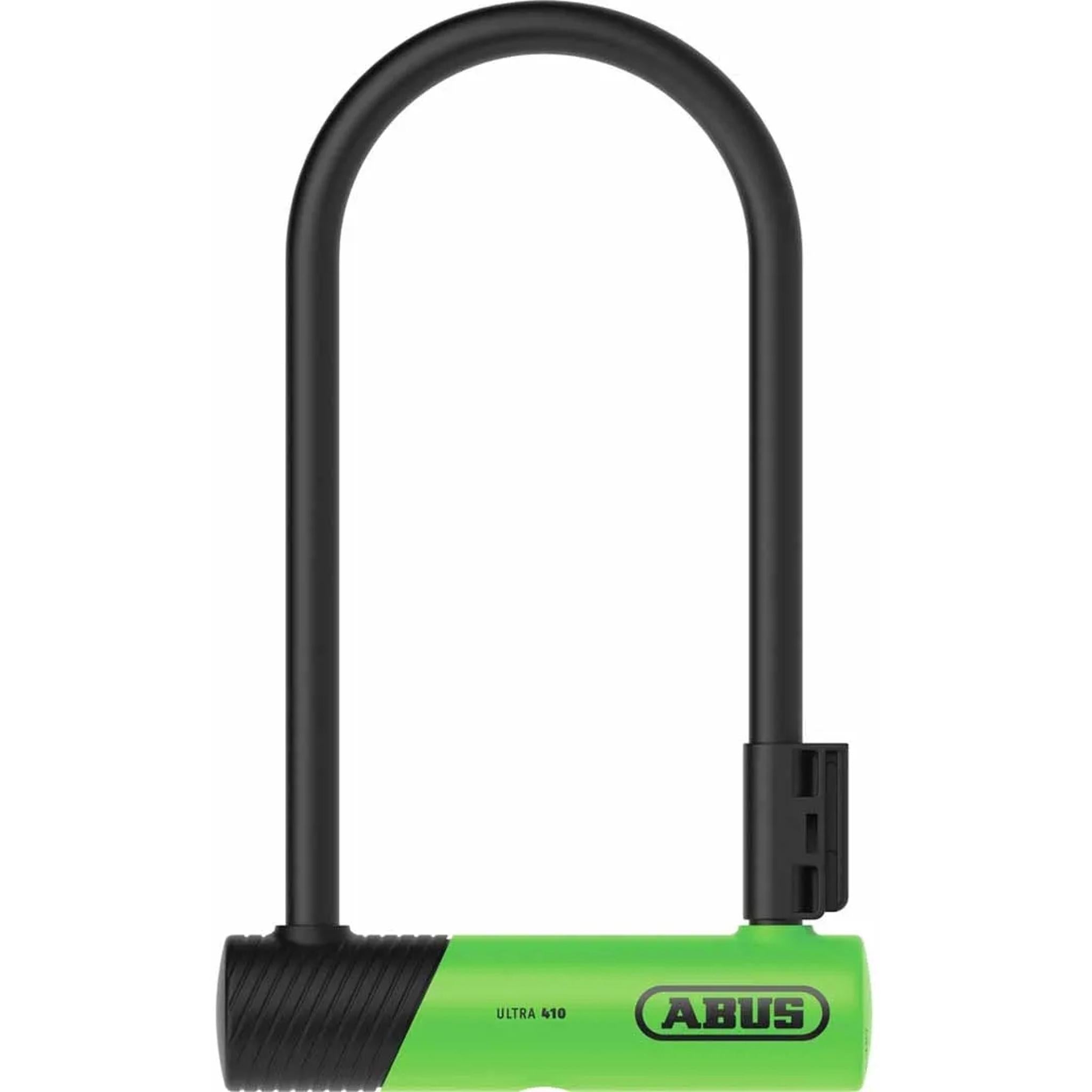 Abus Ultra 410K/170HB Key U-Lock 106x230mm + SH Bracket Green – 99 Bikes