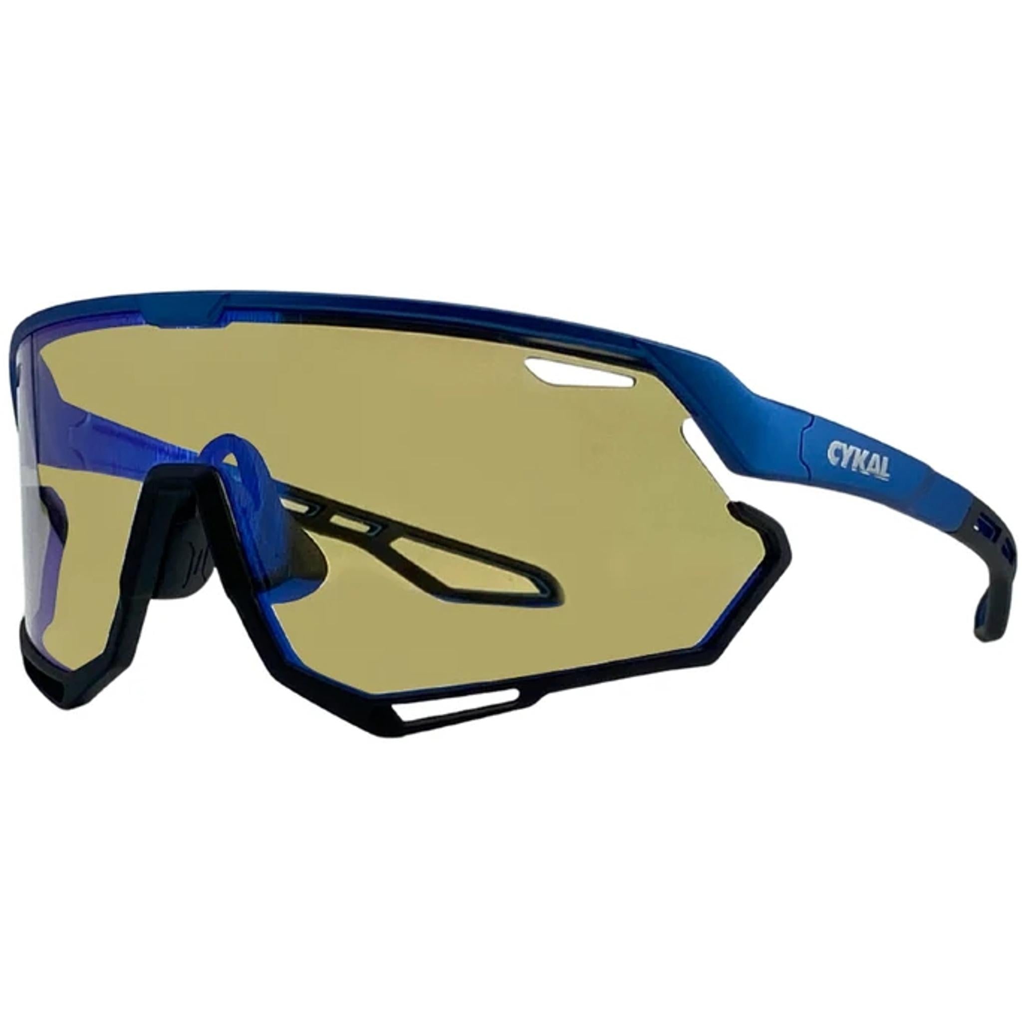 Cykal Distance Sunglasses Matte Black/Blue Flash - Photocromic Lens ...