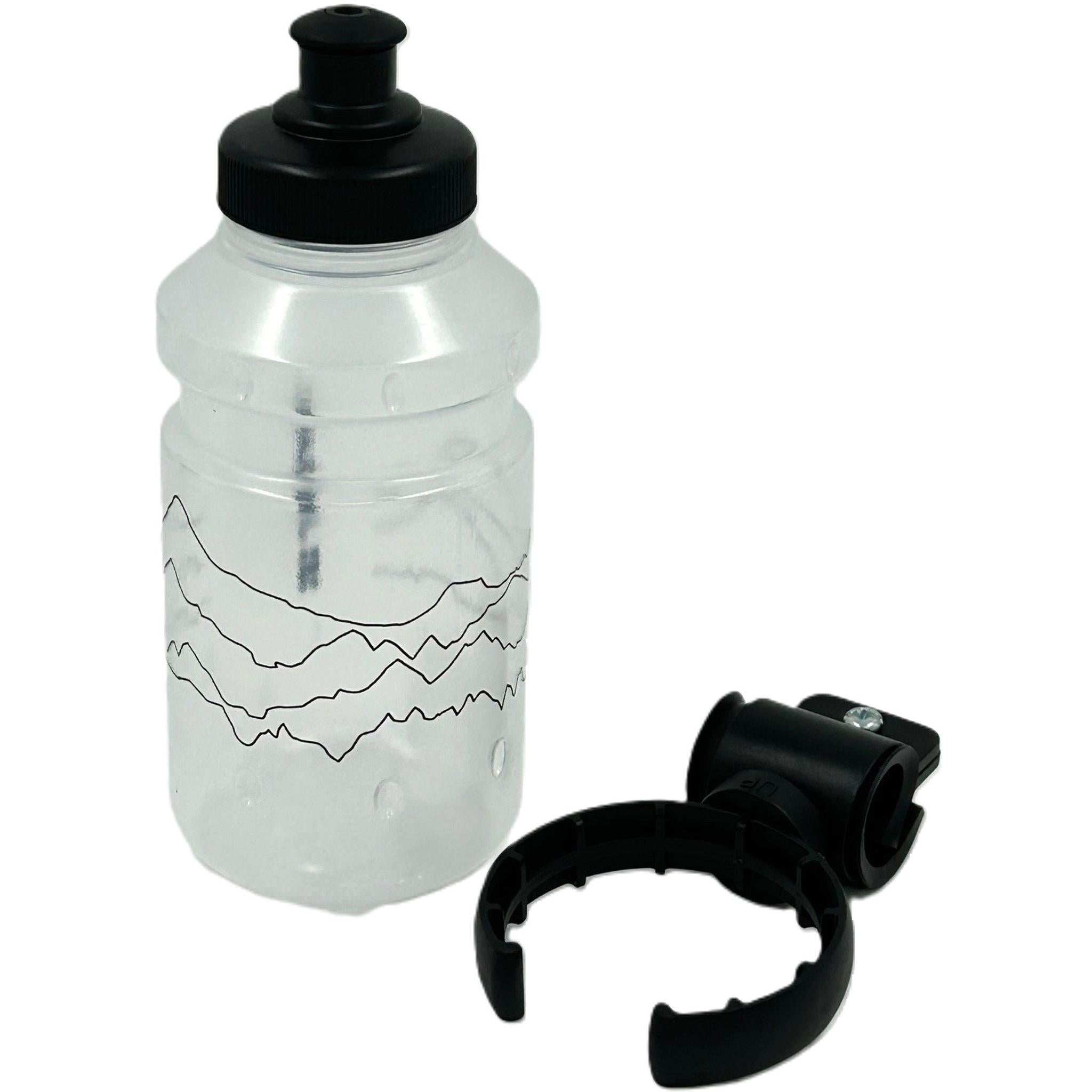 JetBlack Kids Bottle 350ml w/ Holder Clear – 99 Bikes