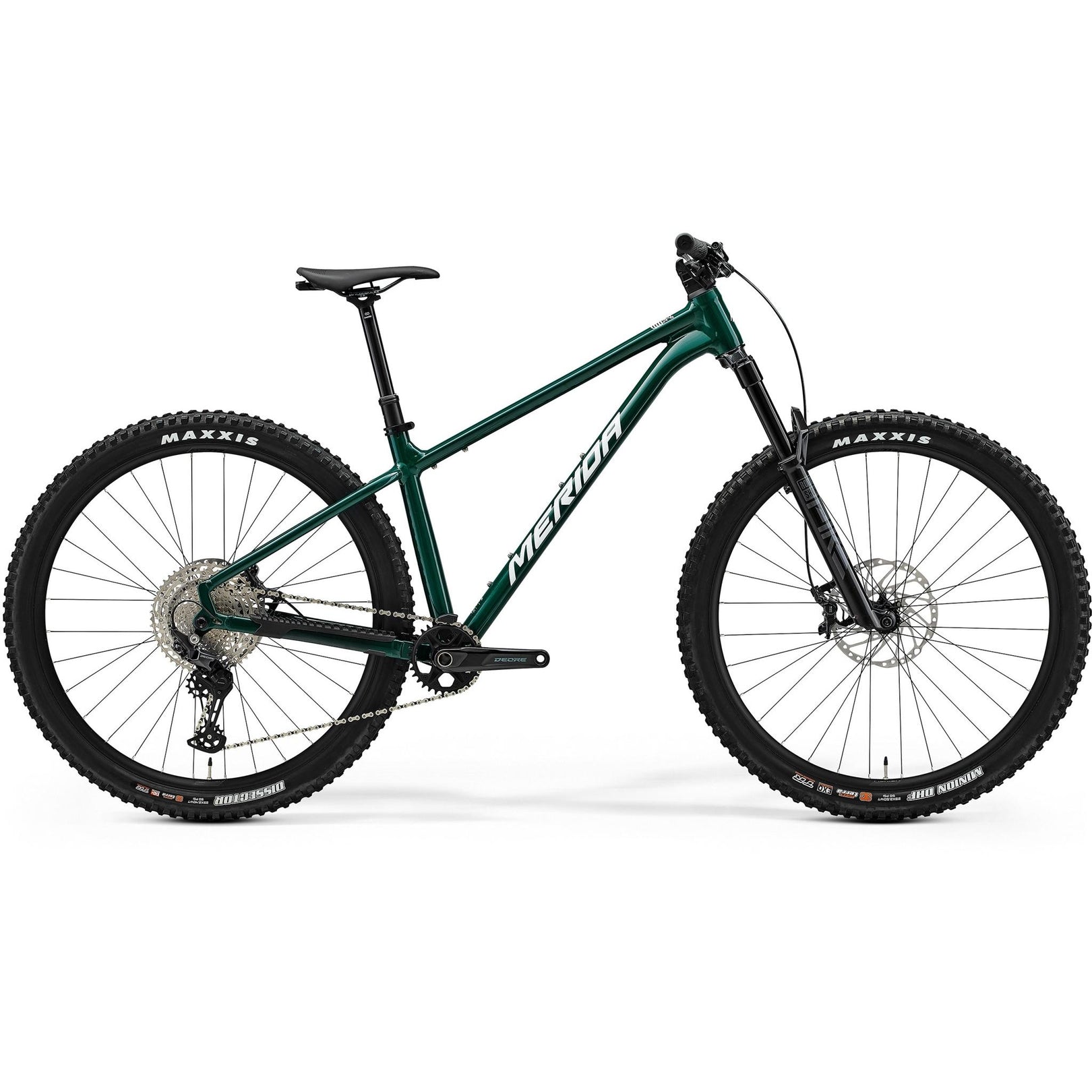Merida Big.Trail 600 Hardtail Trail Bike Deep Forest Green/White – 99 Bikes