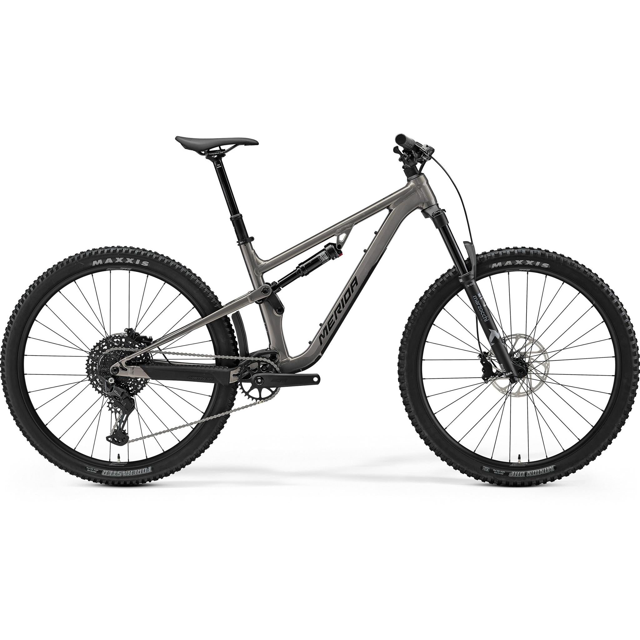 Merida One-Forty 400 Trail Bike Warm Slate Grey/Golden/Black – 99 Bikes