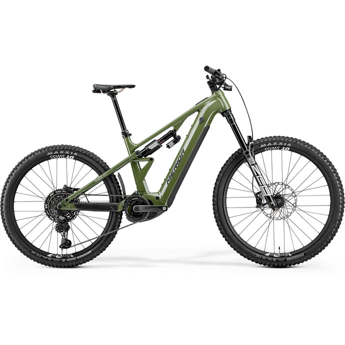 Merida eOne-Eighty 900 Electric Enduro Bike Anaconda Green/Black – 99 Bikes