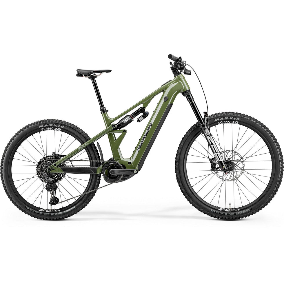 Merida eOne-Eighty 900 Electric Enduro Bike Anaconda Green/Black – 99 Bikes