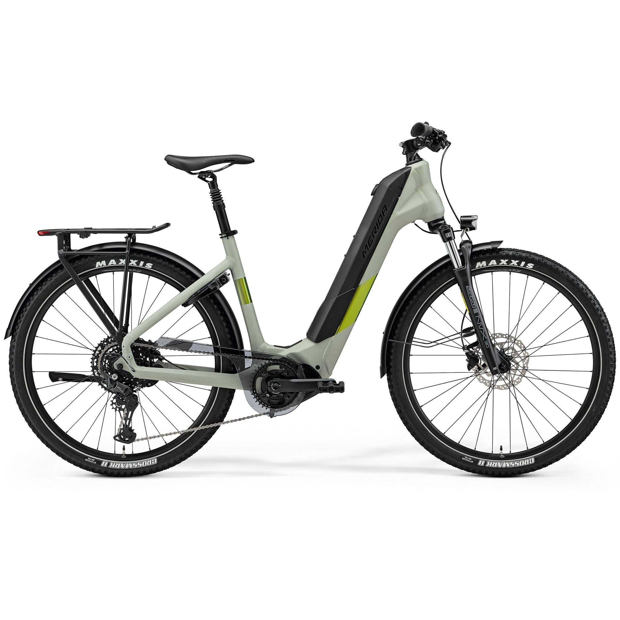 Merida eSpresso CC 500 EQ Electric Hybrid Bike Matt Early Moss Grey/Gr ...