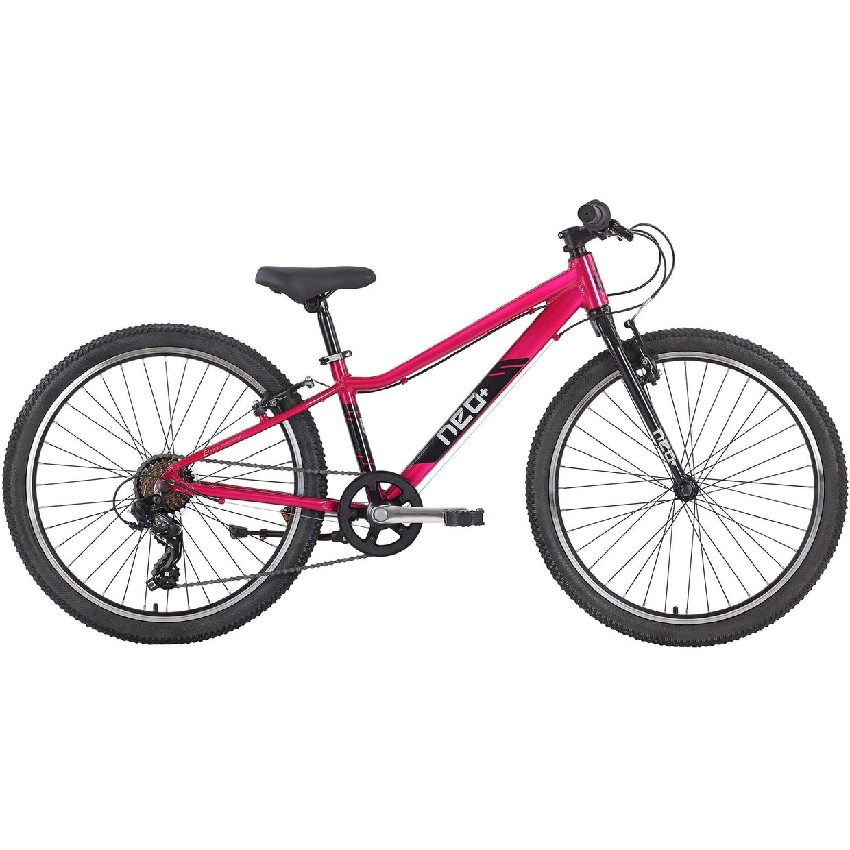 Neo+ 24'' Kids Bike 7-Speed Chrome Pink – 99 Bikes
