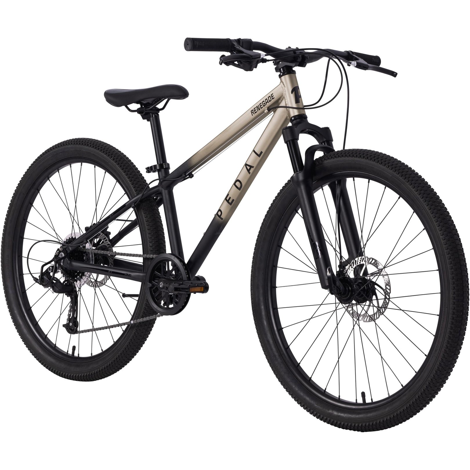 Pedal Renegade 26'' Kids Mountain Bike Sand/Black Fade – 99 Bikes