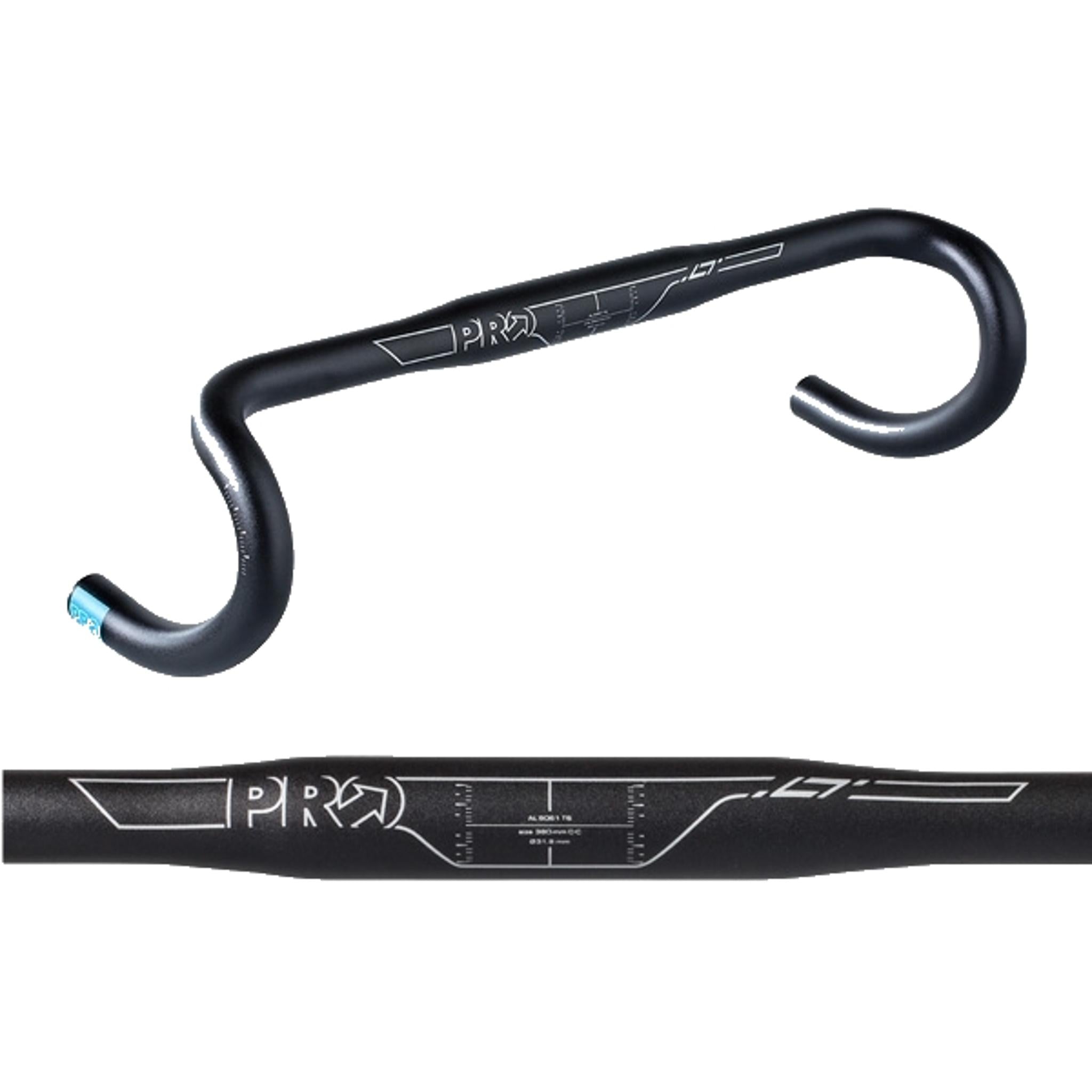 Pro LT Compact Handlebar 38cm Black – 99 Bikes