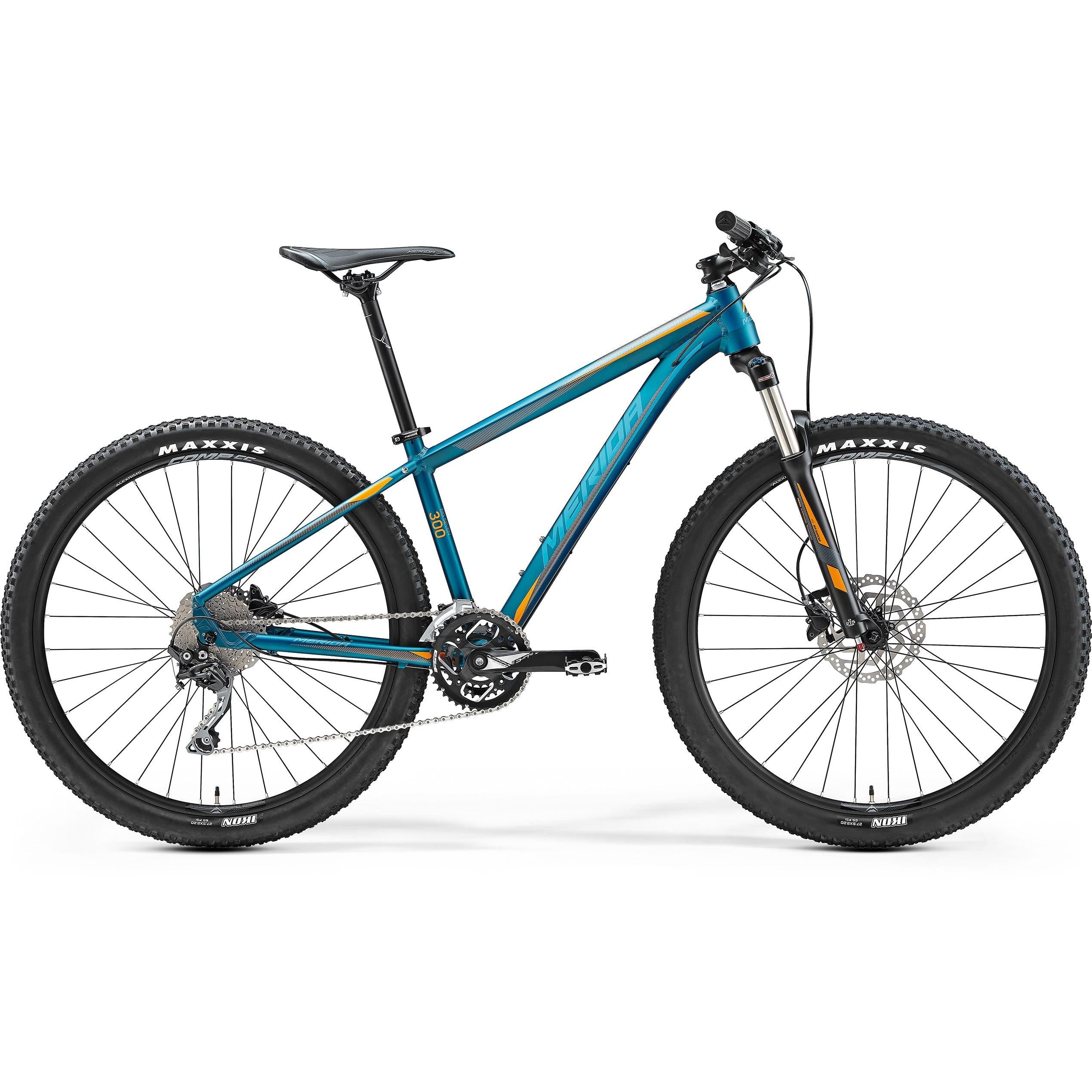 Merida Big Seven 300 Mountain Bike Matt Blue/Orange (2017) – 99 Bikes