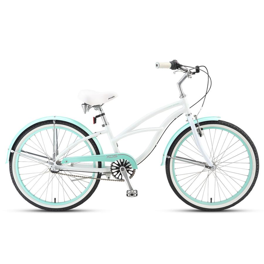 Bike XDS Sorrento Beach Cruiser Girls White Mint – 99 Bikes