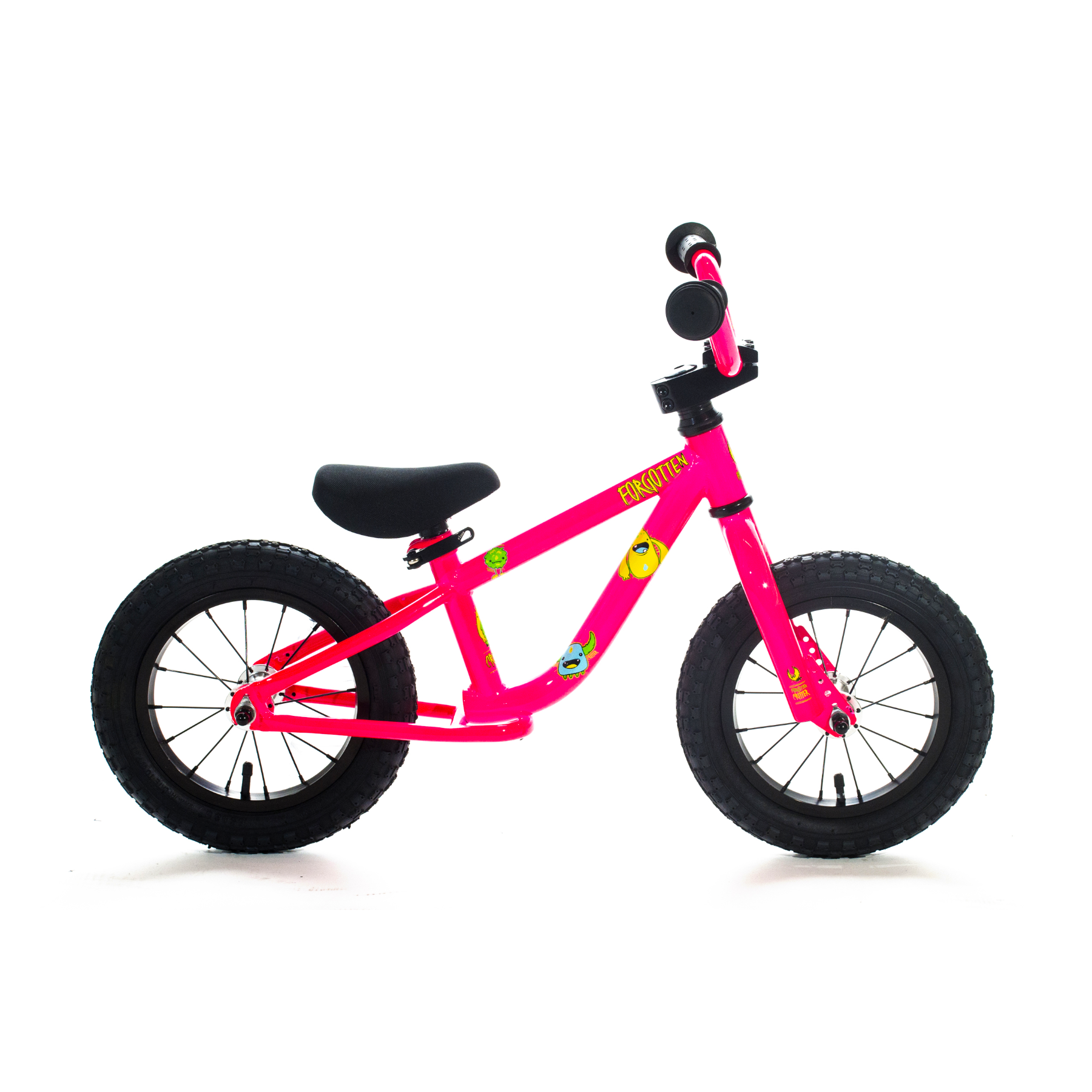 Forgotten Critter 12" Balance Bike Neon Pink – 99 Bikes