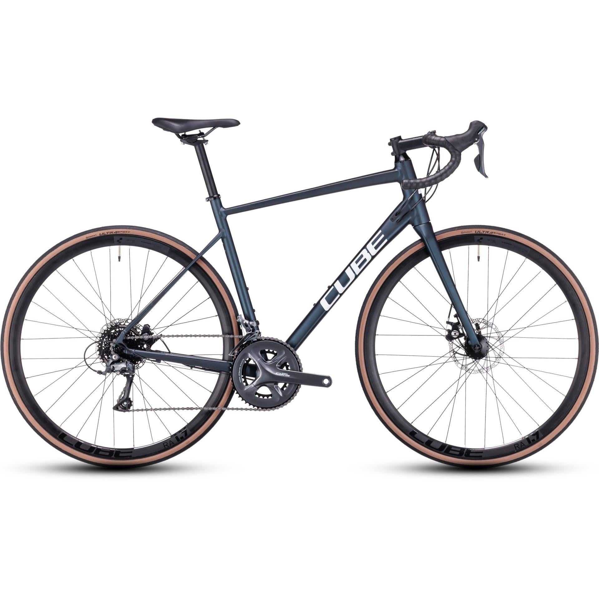 Cube Attain Road Bike Deep Blue'n'White – 99 Bikes