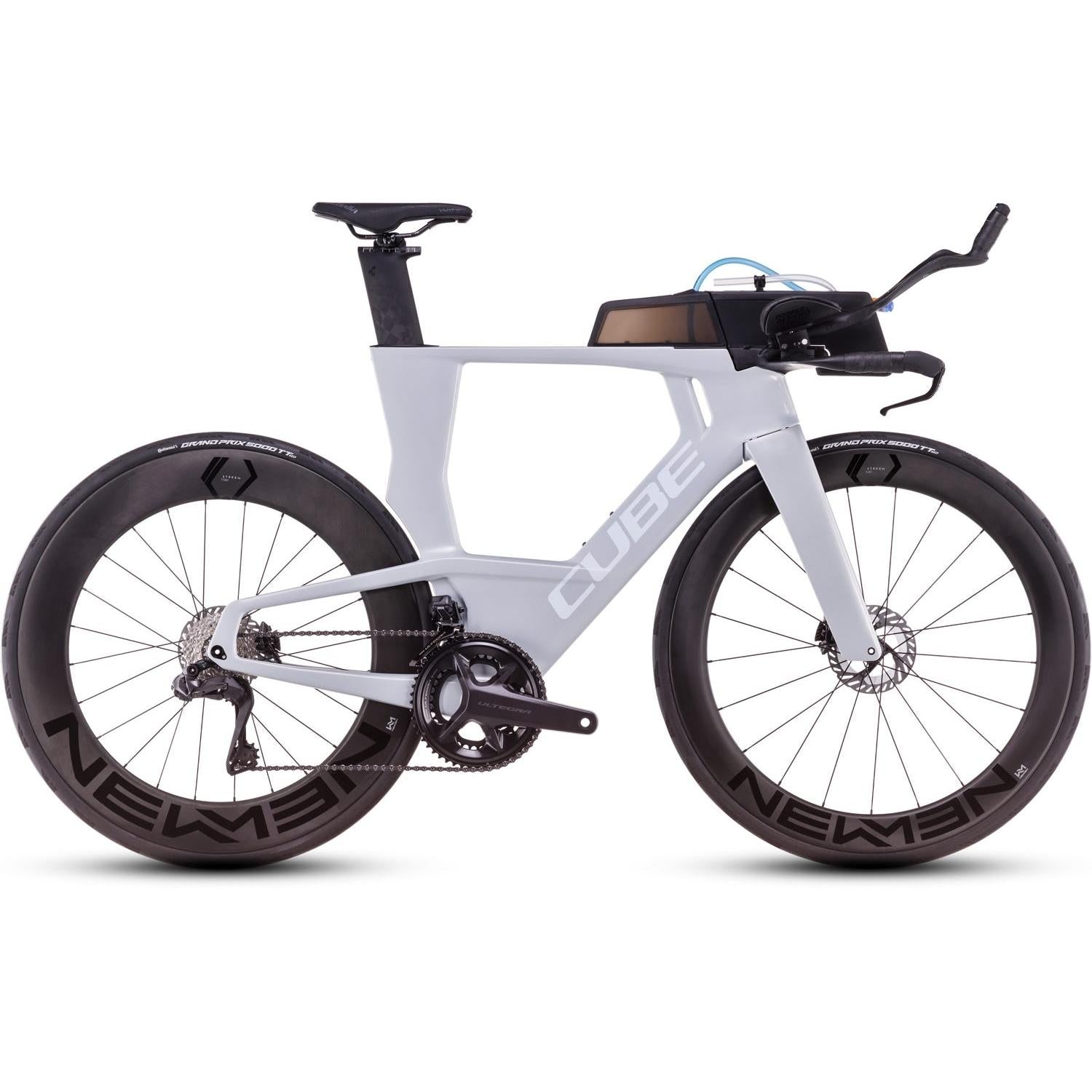 Cube Aerium C:68X Race Time Trial Bike Fog Grey'n'White – 99 Bikes